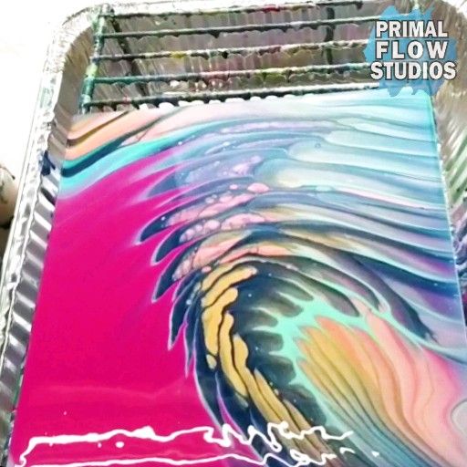 Tree Ring Pour W/Primal Flow